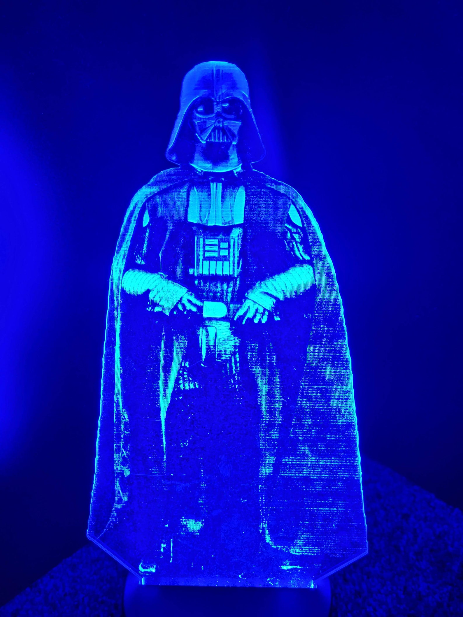 Darth Vader Hologram LED Night Light With Remote Control - Etsy