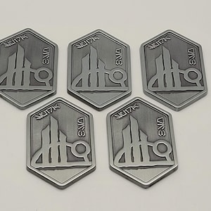 Silver Batuuan Spira Solid Metal | Metal Batuu Credit | Star Wars ...