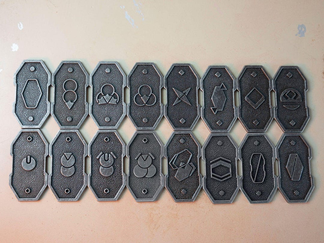 Kessel Sabacc Shift Token Set | Solid Metal Star Wars Outlaws Inspired ...