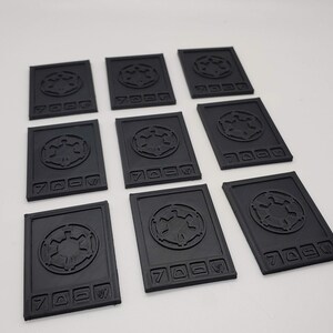 Imperial Credit Set | 9x Star Wars Inspired Empire Credits ...