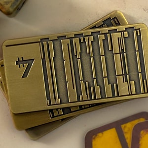 Gold Republic Credit Solid Metal Sabacc Gaming Tokens Star Wars Sabacc ...