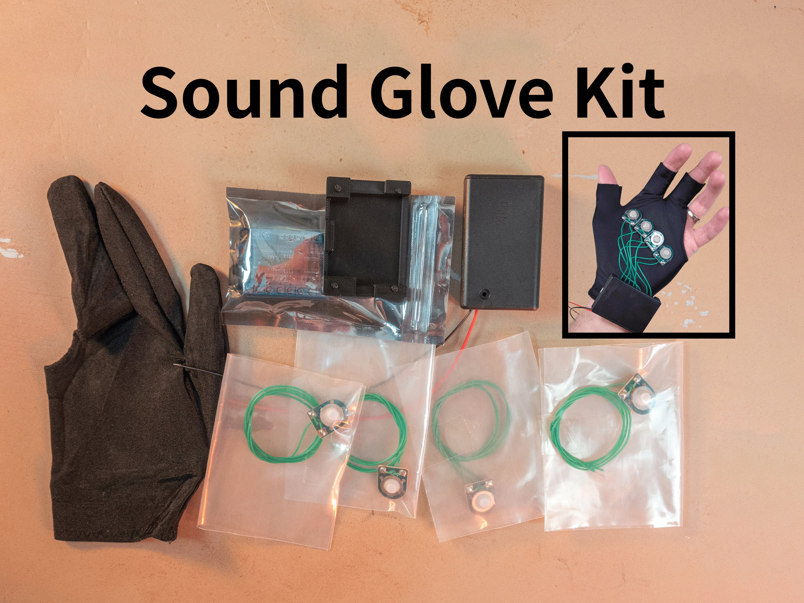 Sound Glove Kit | Costume Cosplay Sound Effect Glove | Kit for ...