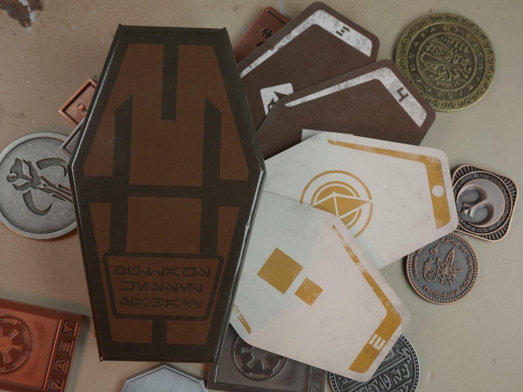 Outlaws Kessel Sabacc Deck | Blood and Sand Star Wars Inspired Sabacc ...