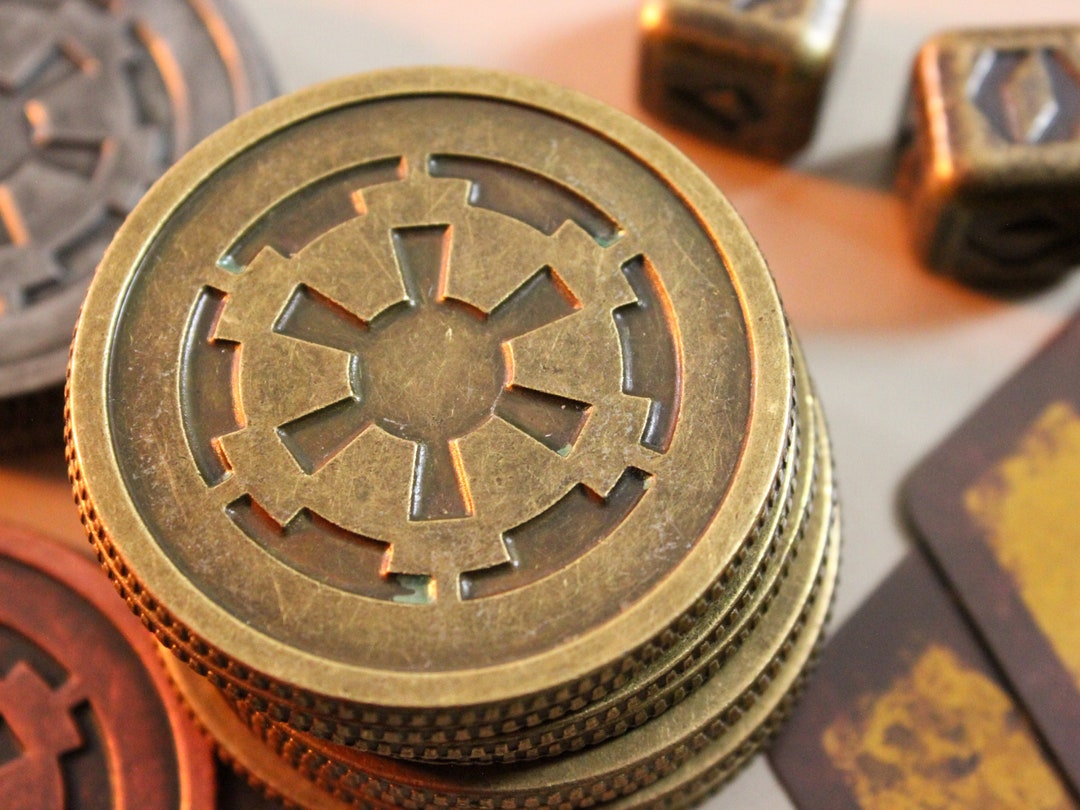 Gold Empire Credit Coin Double-sided Star Wars Inspired Cosplay Prop ...