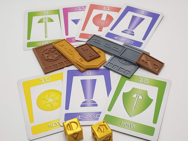 Sabacc Credit Poker Chip Set / 9x Star Wars Empire Credits / | Etsy