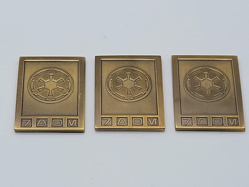 Gold Imperial Credit Solid Metal Metal Credit Star Wars - Etsy