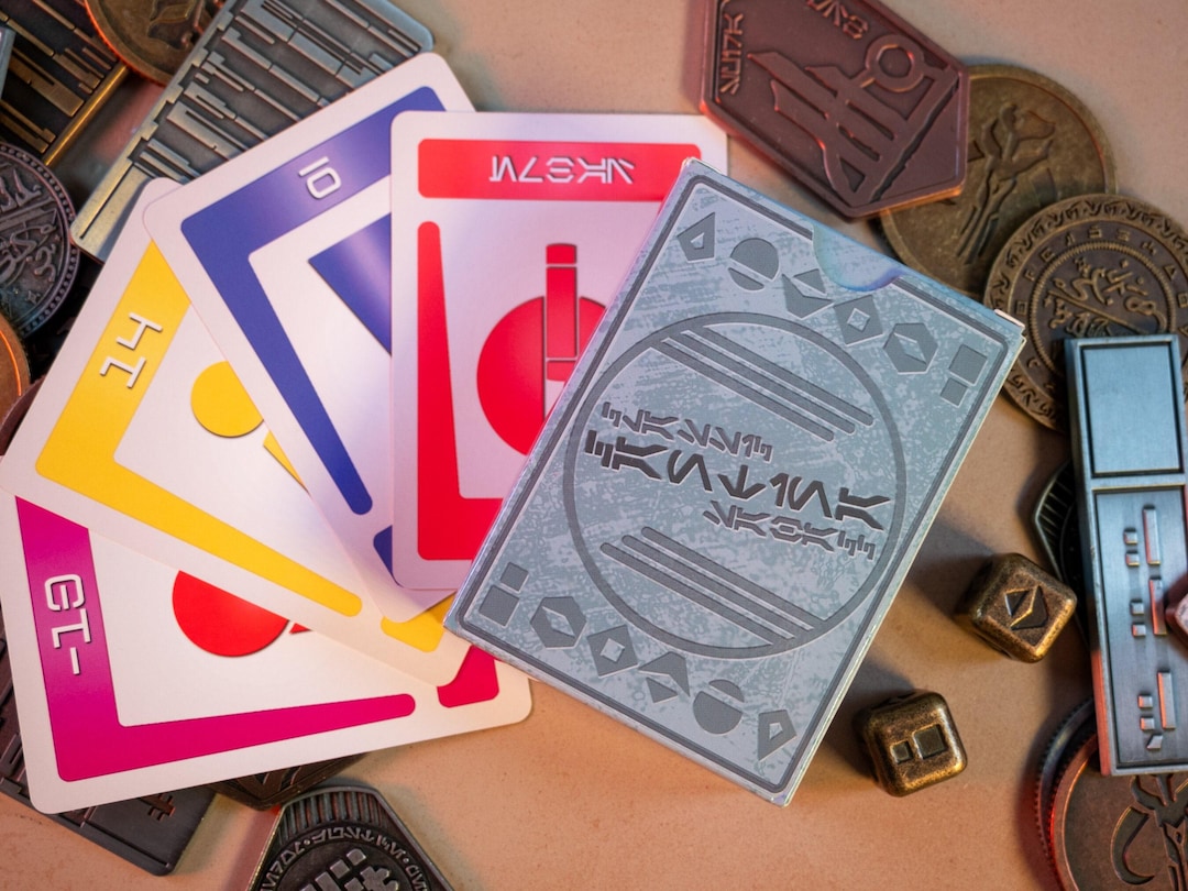 Traditional Sabacc Card Deck - 76 Cards | Star Wars Inspired Han Solo ...