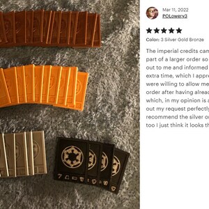 Imperial Credit Set 9x Star Wars Empire Credits Mandalorian Fan Gift - Etsy