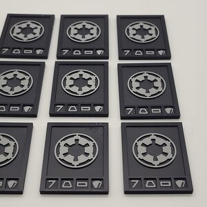 Imperial Credit Set | 9x Star Wars Inspired Empire Credits ...