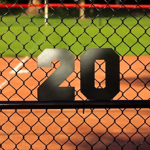 Jersey Number Wall/ Shelf Sign - Etsy