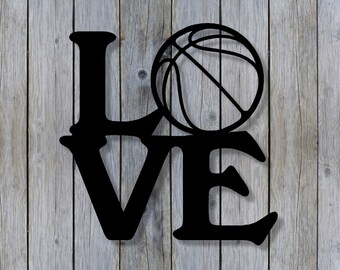 Basketball Metal Sign | Etsy