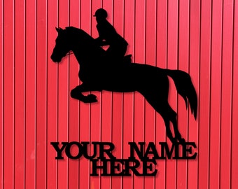 Metal Horse Racing Sign - Etsy