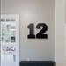 Jersey Number Wall/ Shelf Sign - Etsy