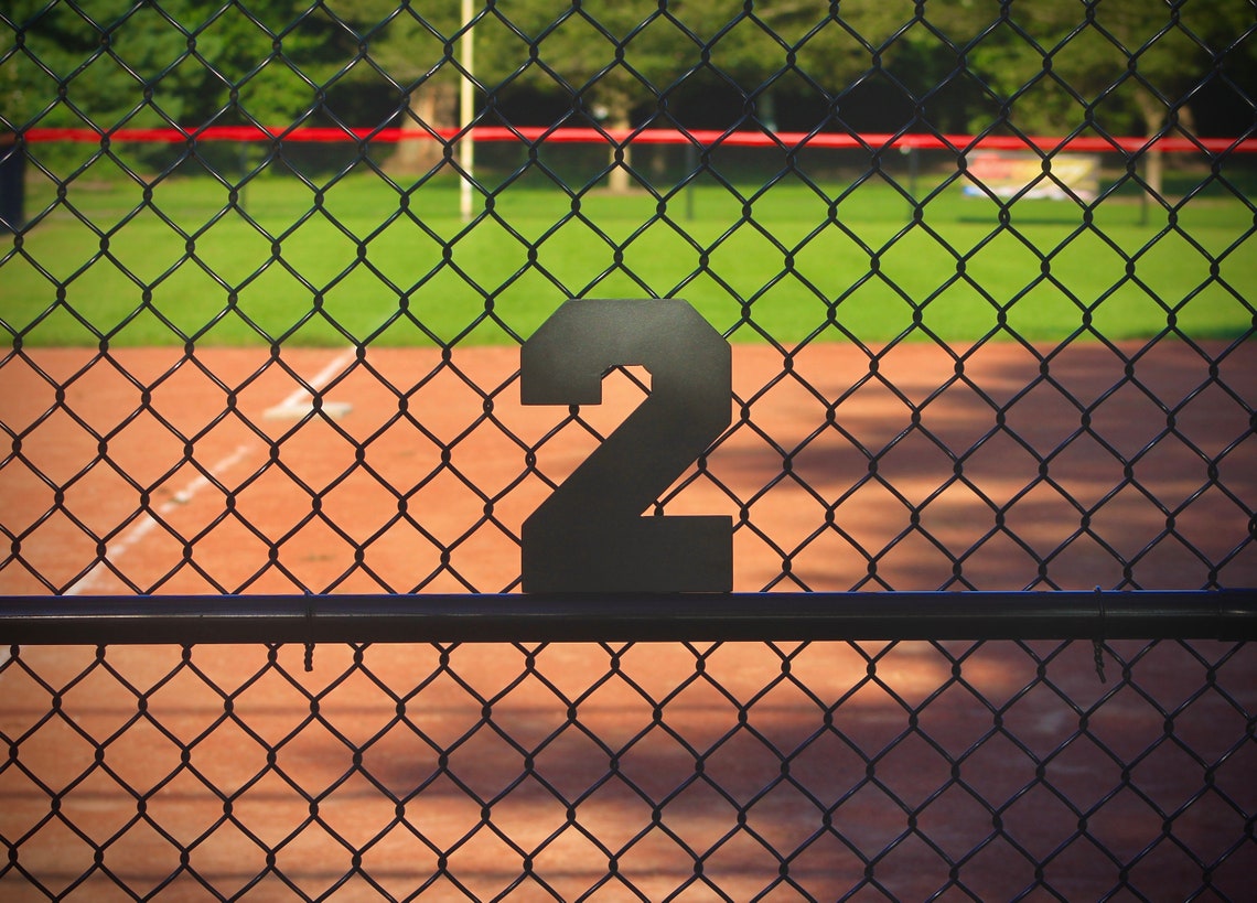 Jersey Number Wall/ Shelf Sign | Etsy