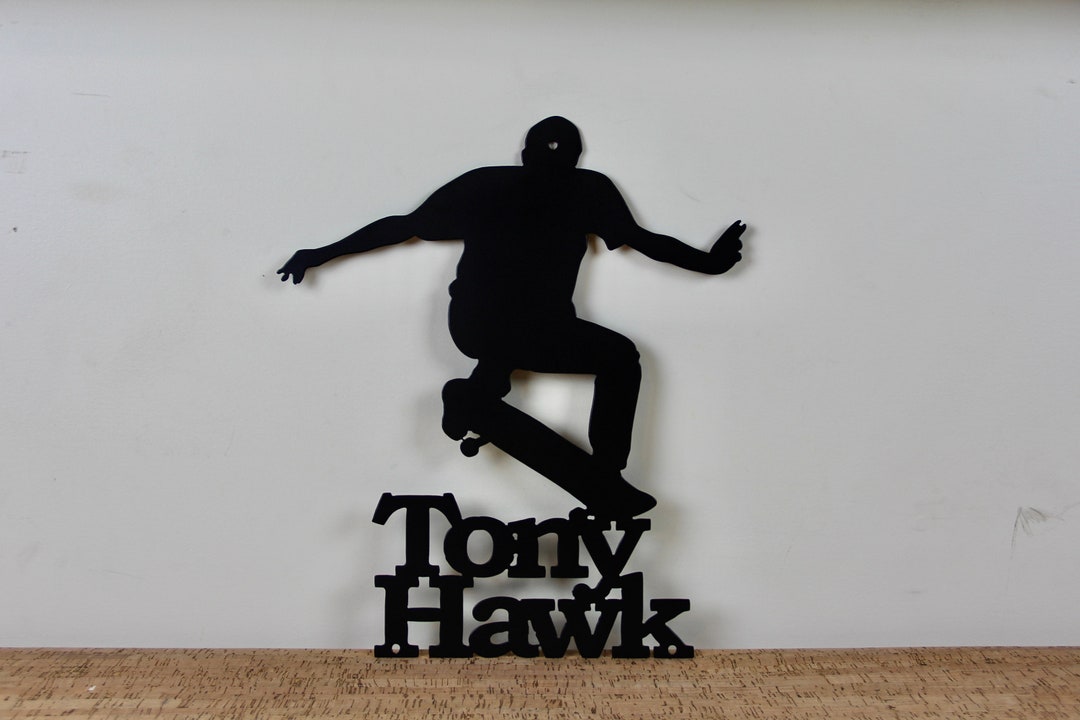 Customizable Metal Skateboarder Sign - Etsy