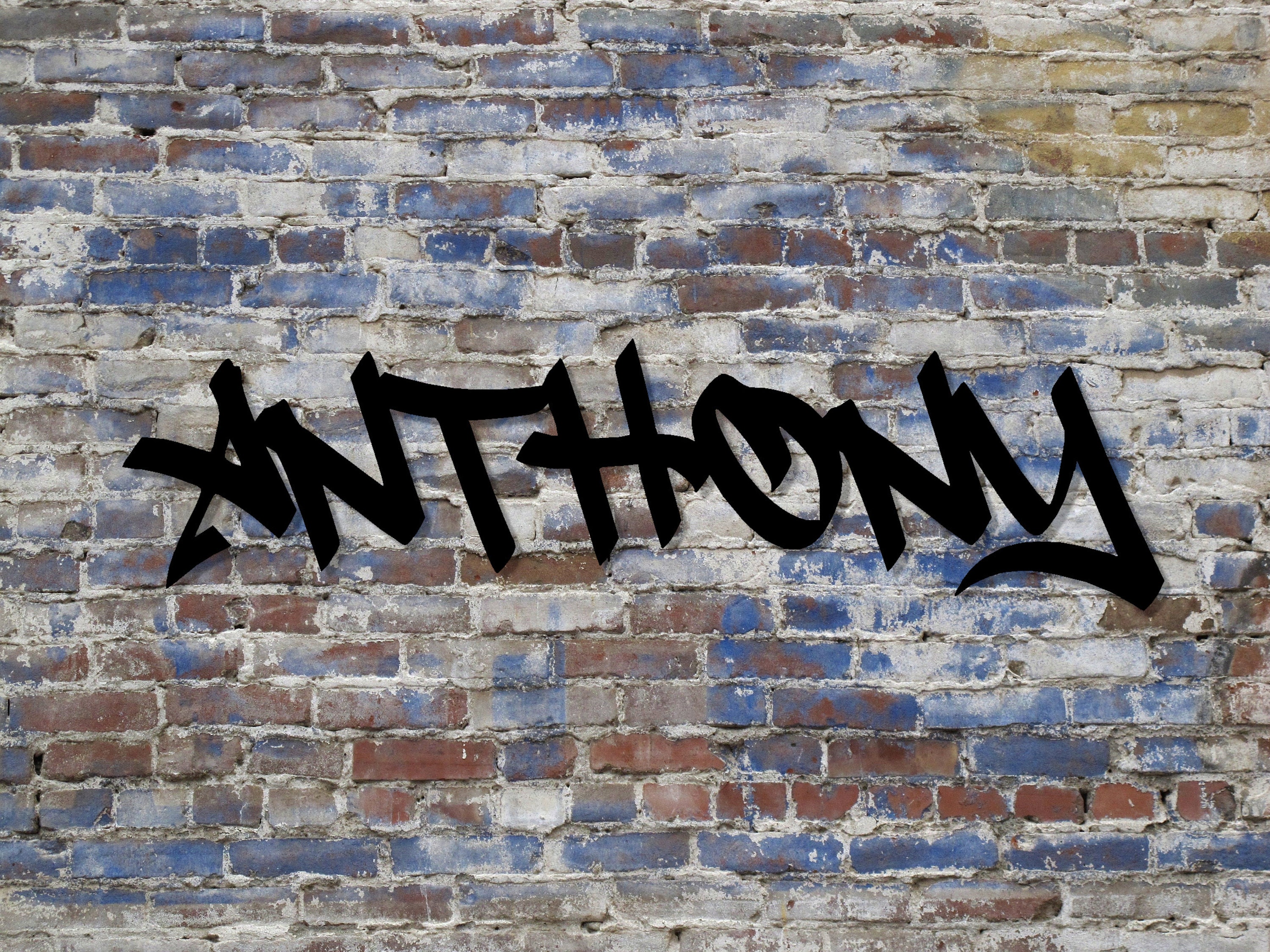 Anthony Name Graffiti