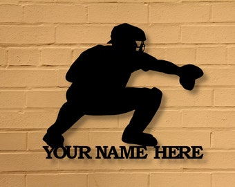 Baseball Catcher Sign - Etsy