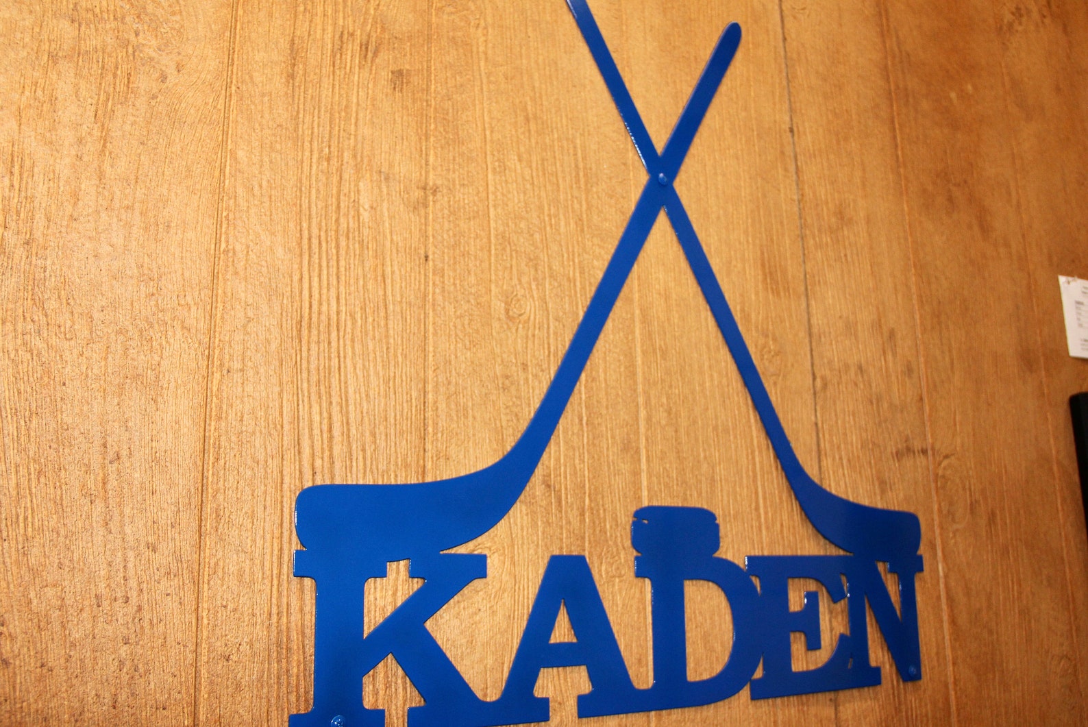Customizable Metal Hockey Sign | Etsy