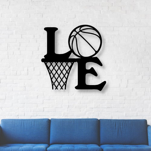 Personalized Basketball Name Sign Custom Metal Basketball - Etsy