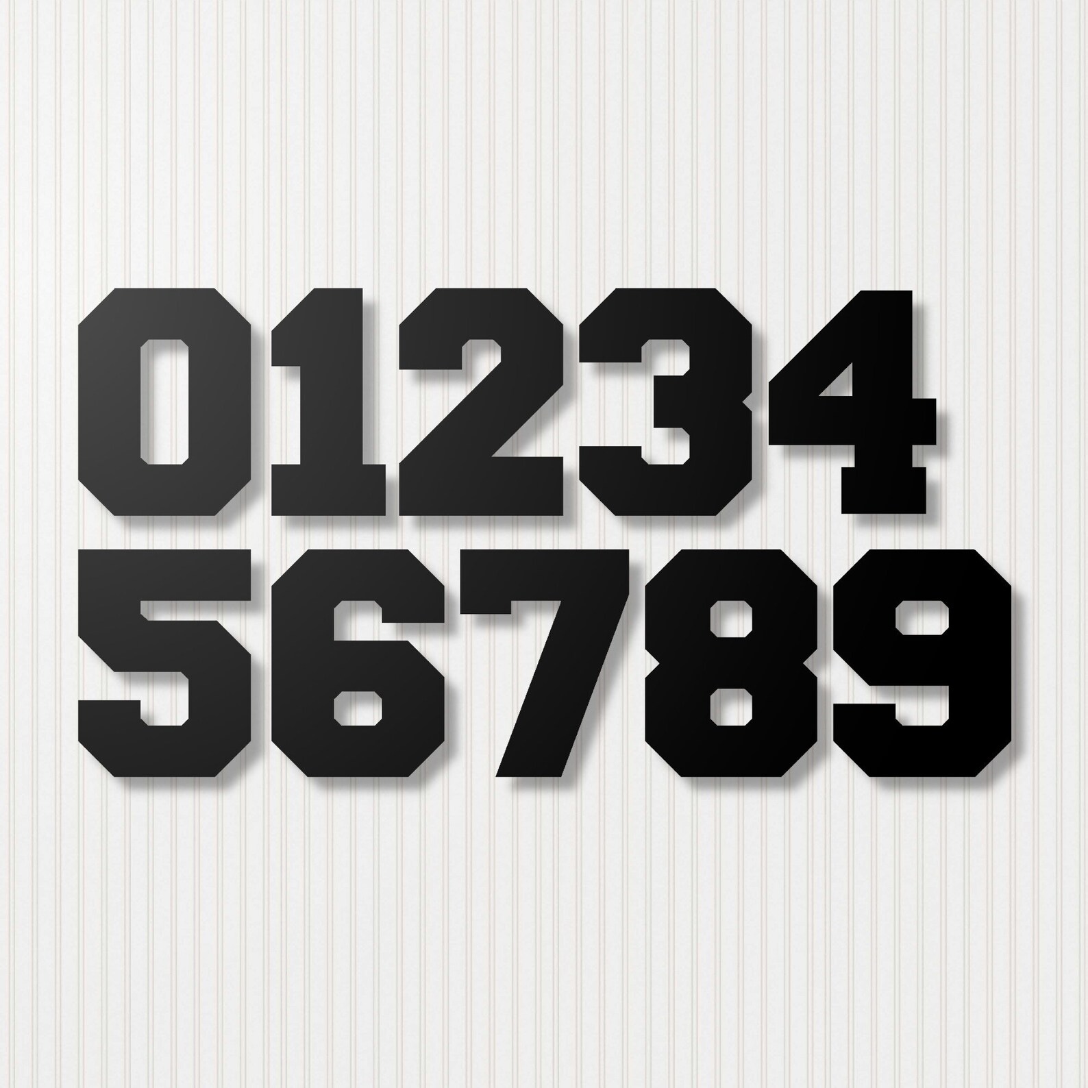 Jersey Number Wall/ Shelf Sign | Etsy