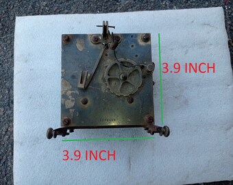 German Gustav Becker for BHA 400-day Clock With Disc Pendulum Silver ...