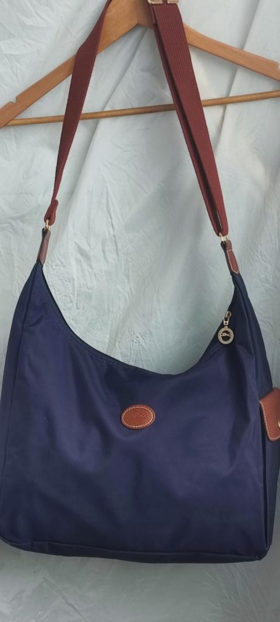 Longchamp Purple Nylon Crossbody Bag - Etsy
