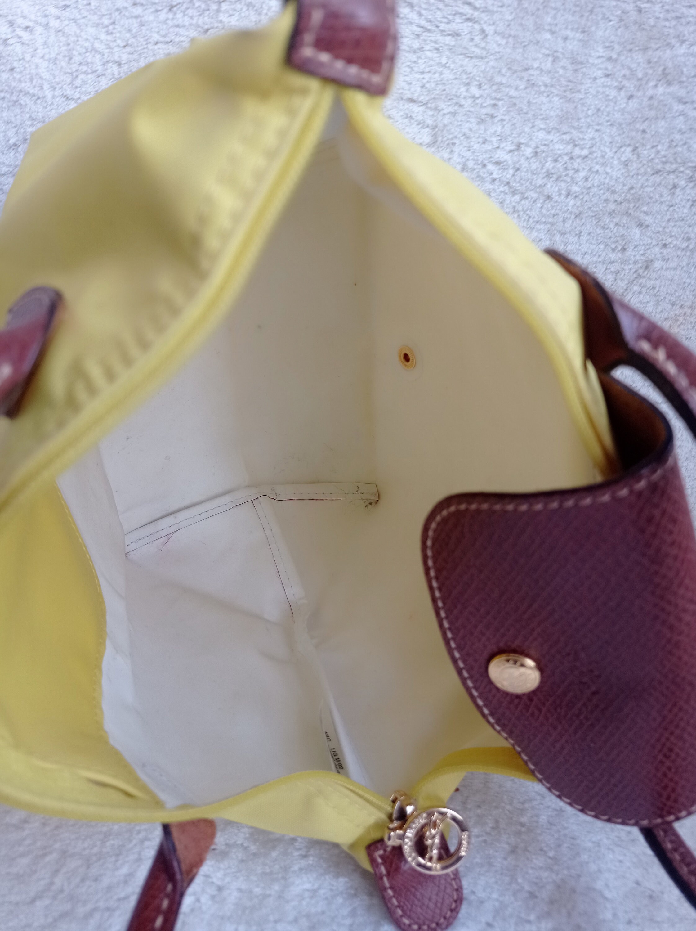 Longchamp Small Tote Bag Yellow - Etsy