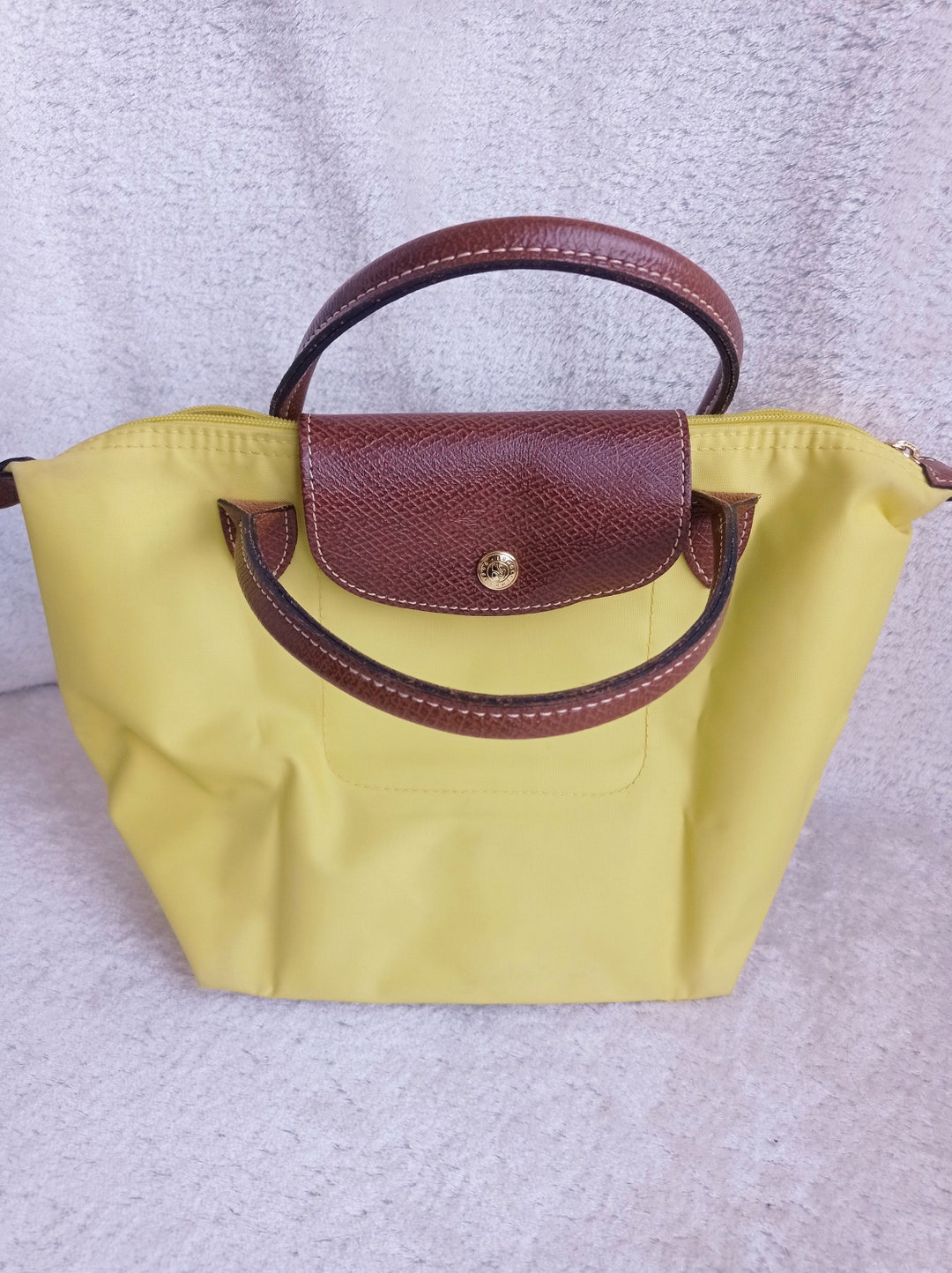 Longchamp Small Tote Bag Yellow - Etsy