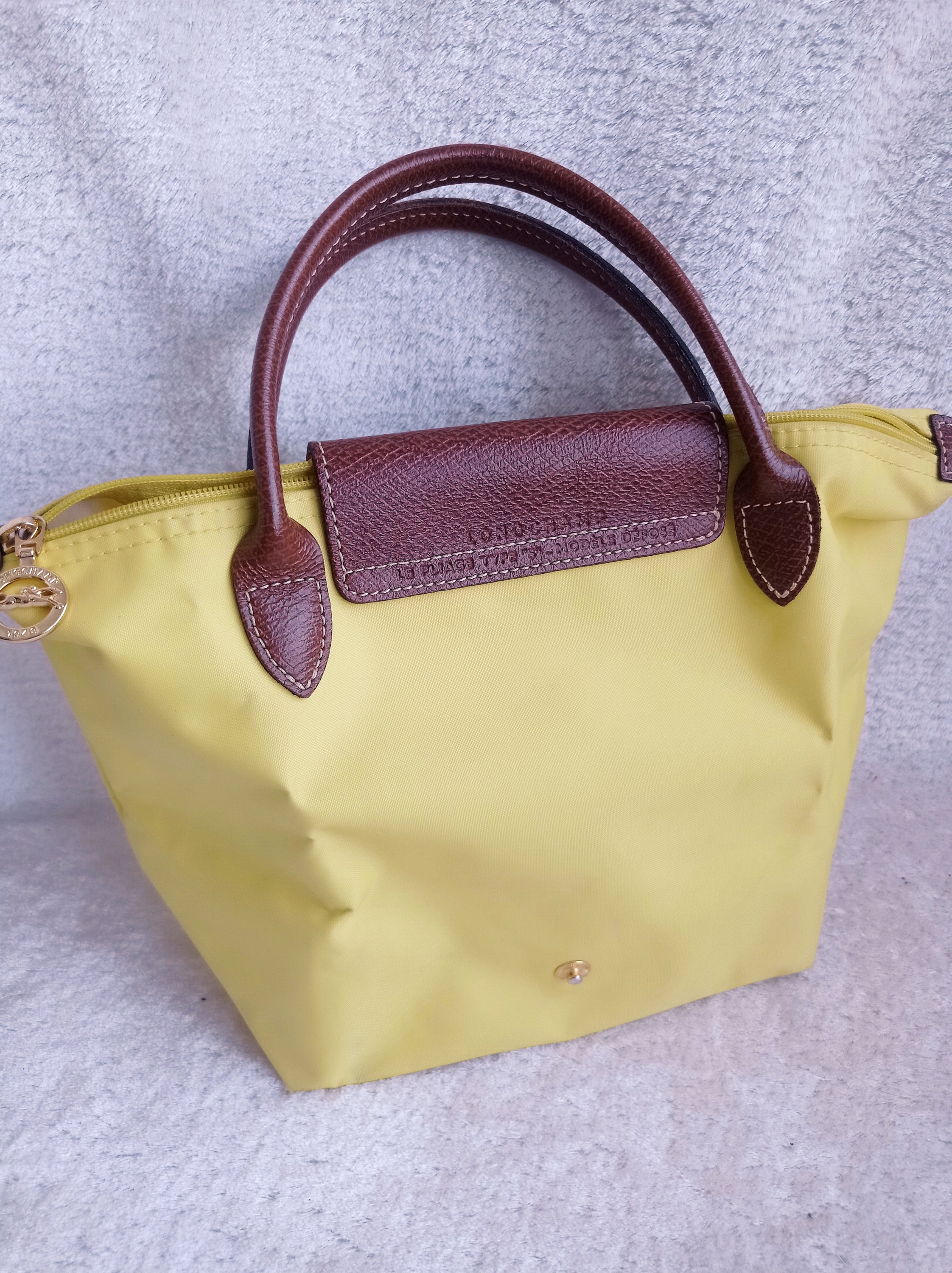 Longchamp Small Tote Bag Yellow - Etsy