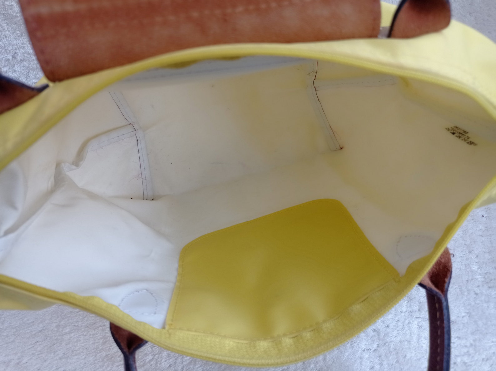 Longchamp Small Tote Bag Yellow - Etsy