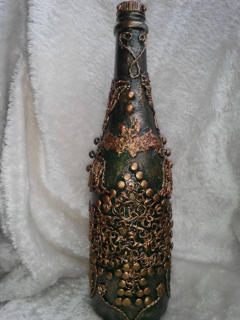 Bottle Decored Gift Bottle - Etsy