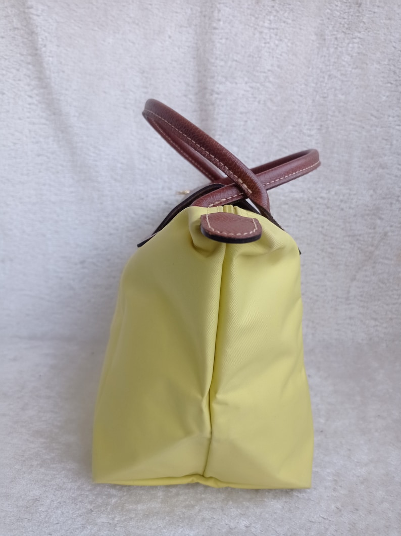Longchamp Small Tote Bag Yellow - Etsy