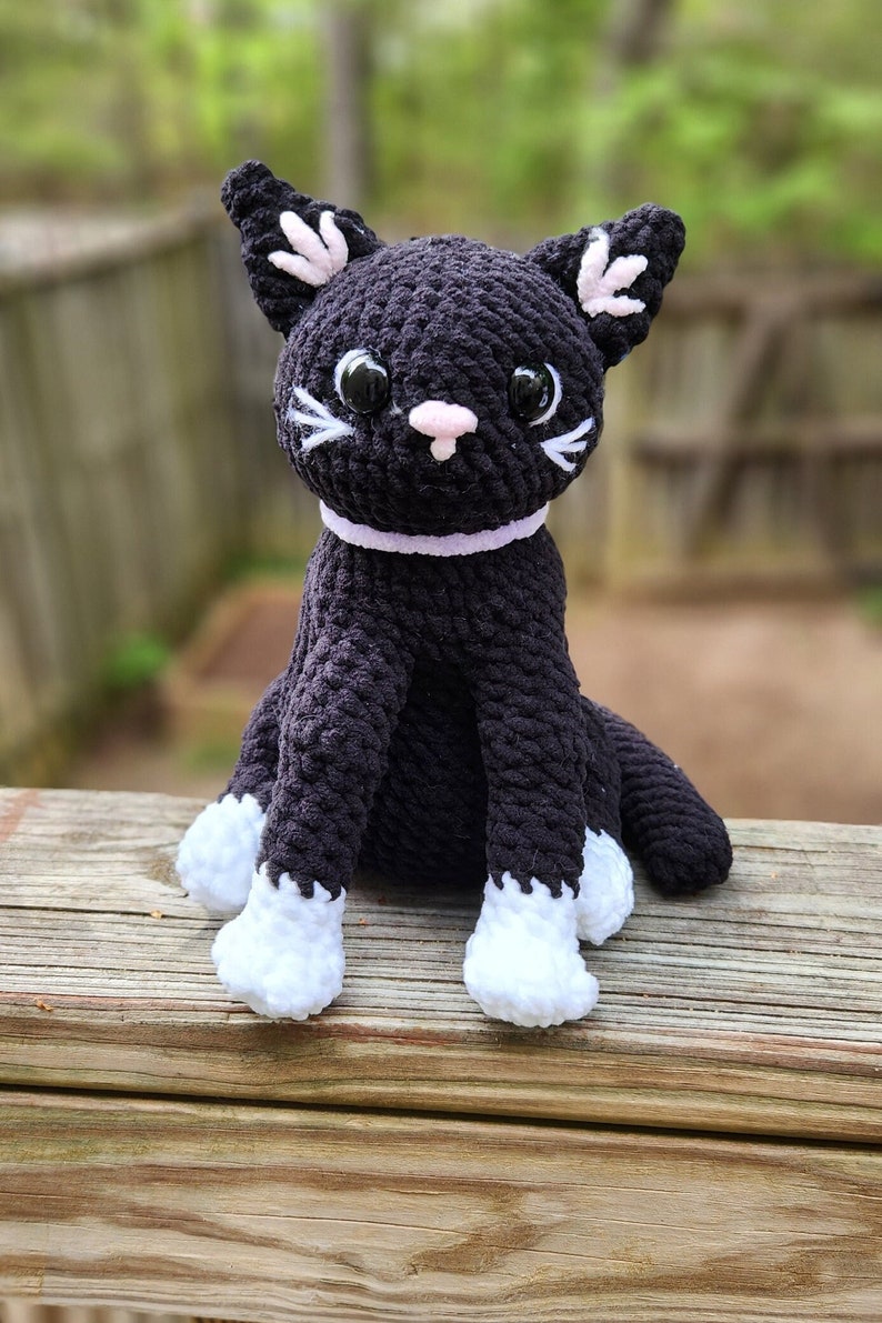 PDF Crochet Tuxedo Cat Pattern - Etsy