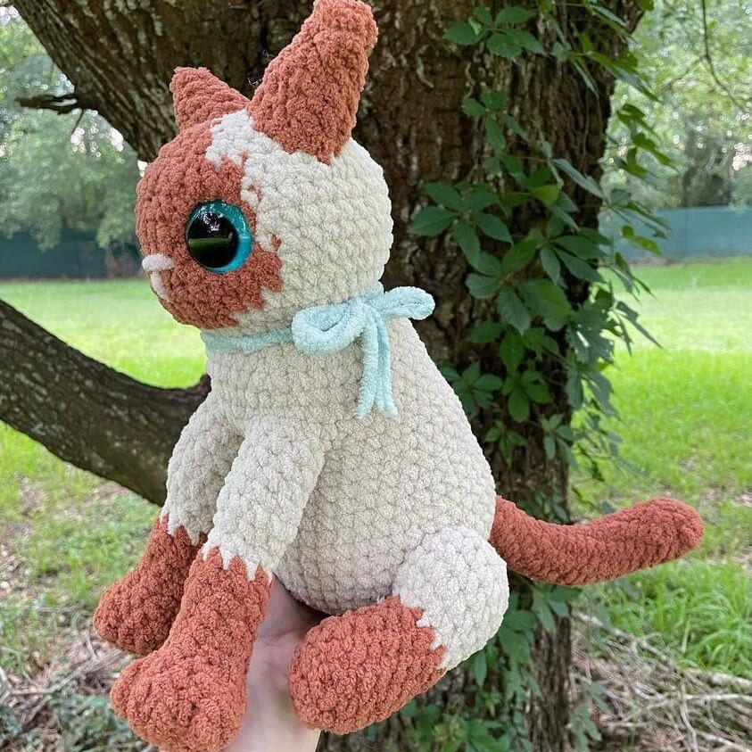 PDF Crochet Siamese Cat Pattern - Etsy