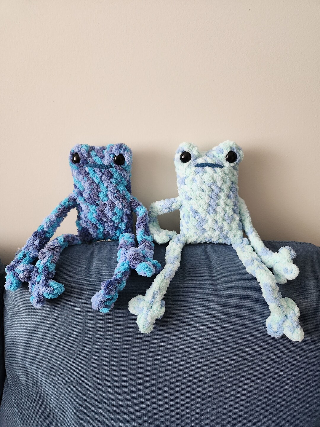 Crochet Jumbo Leggy Froggy Plushie Soft Toy Frog Water Creature ...