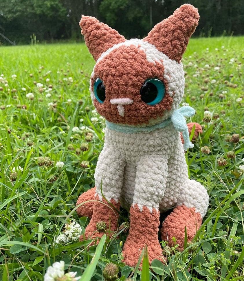 PDF Crochet Siamese Cat Pattern - Etsy
