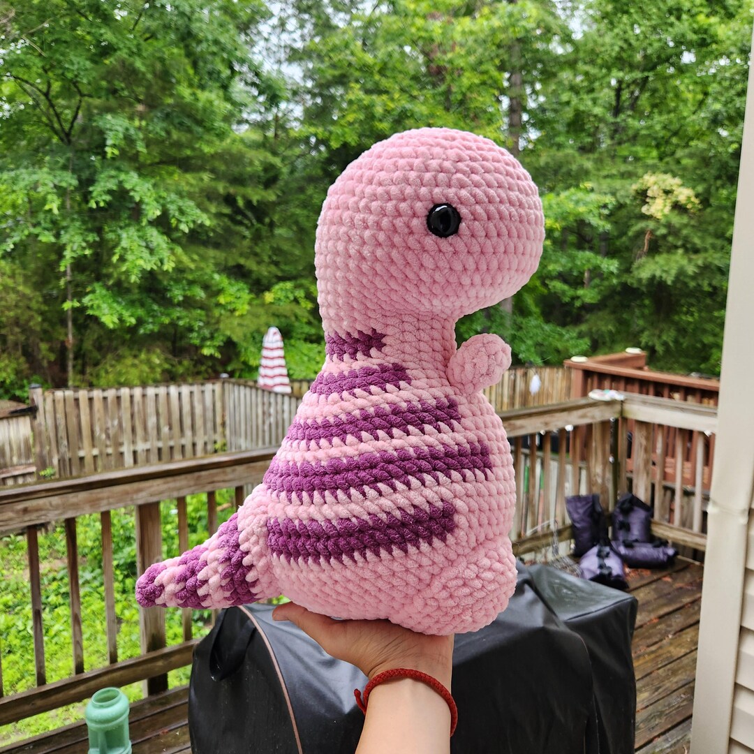 READY TO SHIP: Jumbo Pink T-rex Dinosaur - Etsy