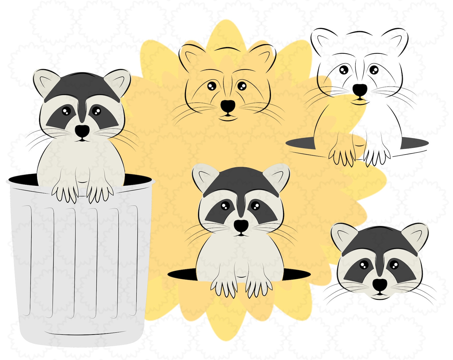 Raccoon Clipart | Raccoon Clip Art | Raccoon Png Graphics | Raccoon ...