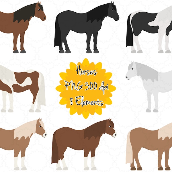 Palomino Clip Art - Etsy