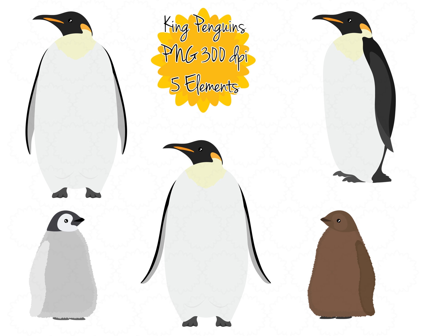 King Penguin Clipart | Penguin Clip Art | Penguin Baby Graphic Png ...