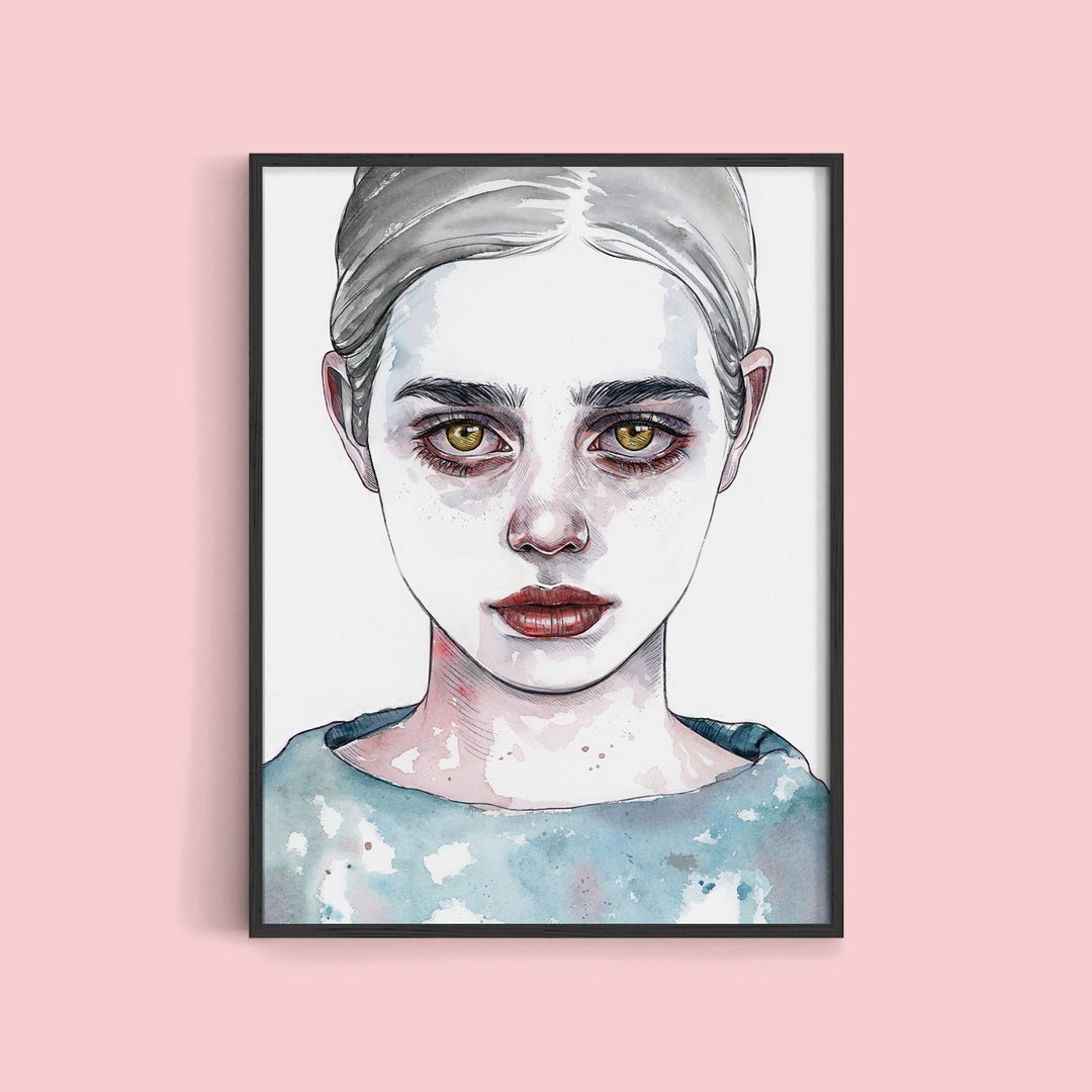 Golden Misfit Fine Art Print Tomasz Mro Illustrated Art - Etsy