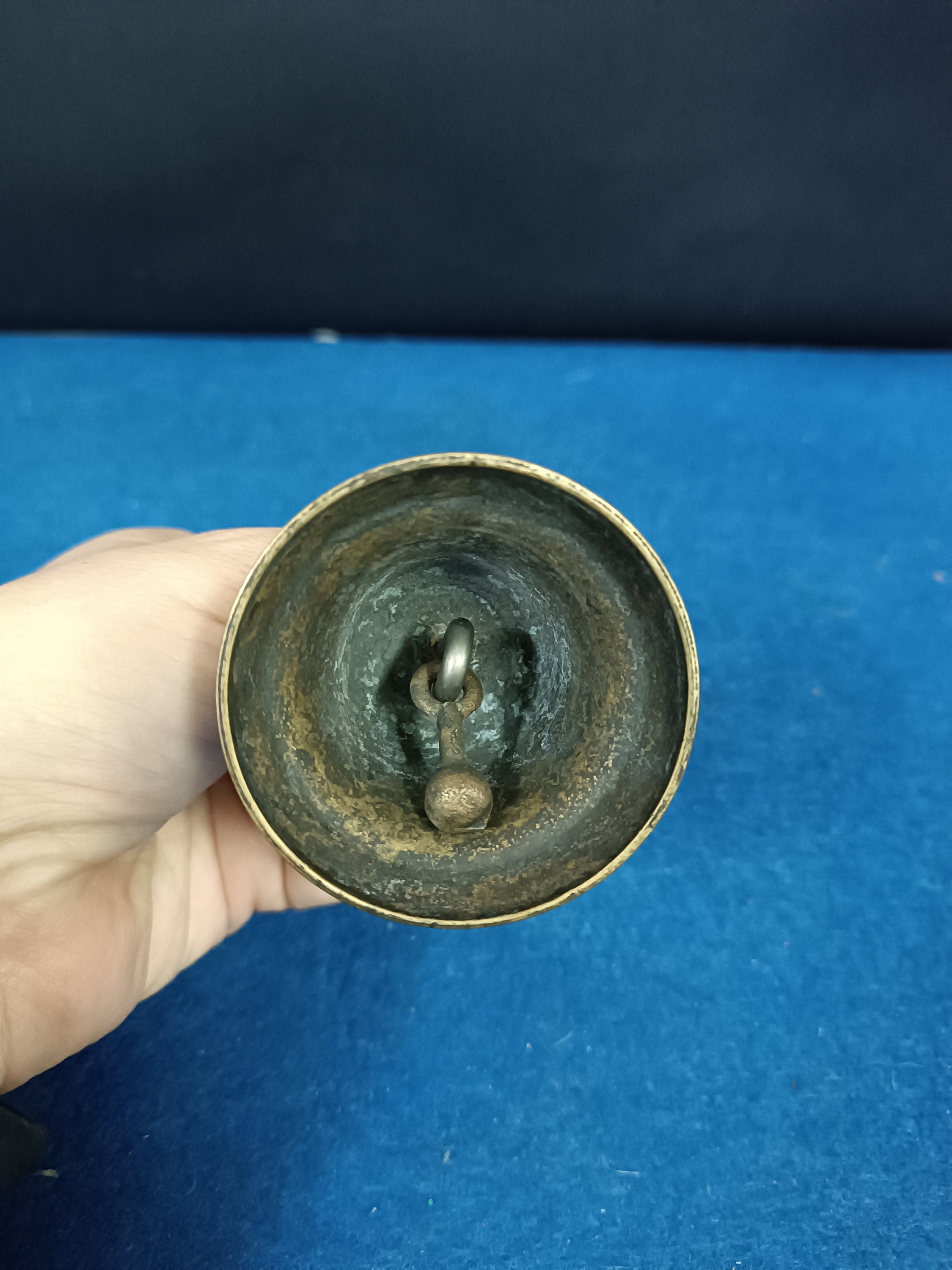 Antique Brass Horse Head Hand Bell - Etsy