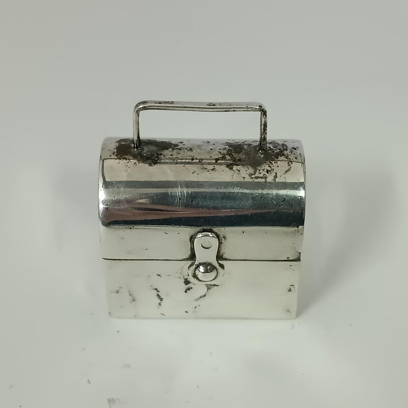 Silver Pill Box - Etsy