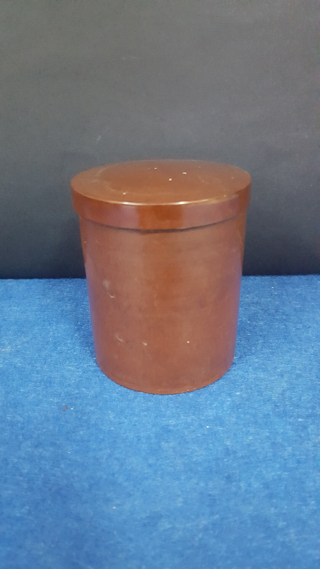 Vintage Brown Bakelite Box With Cover Marked DRGM 150 - Etsy