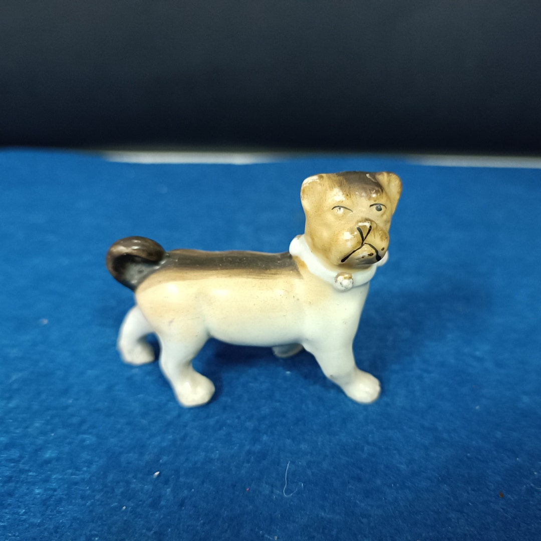 Rare Antique Victorian Porcelain Pug Dog Figurine XIX Century - Etsy