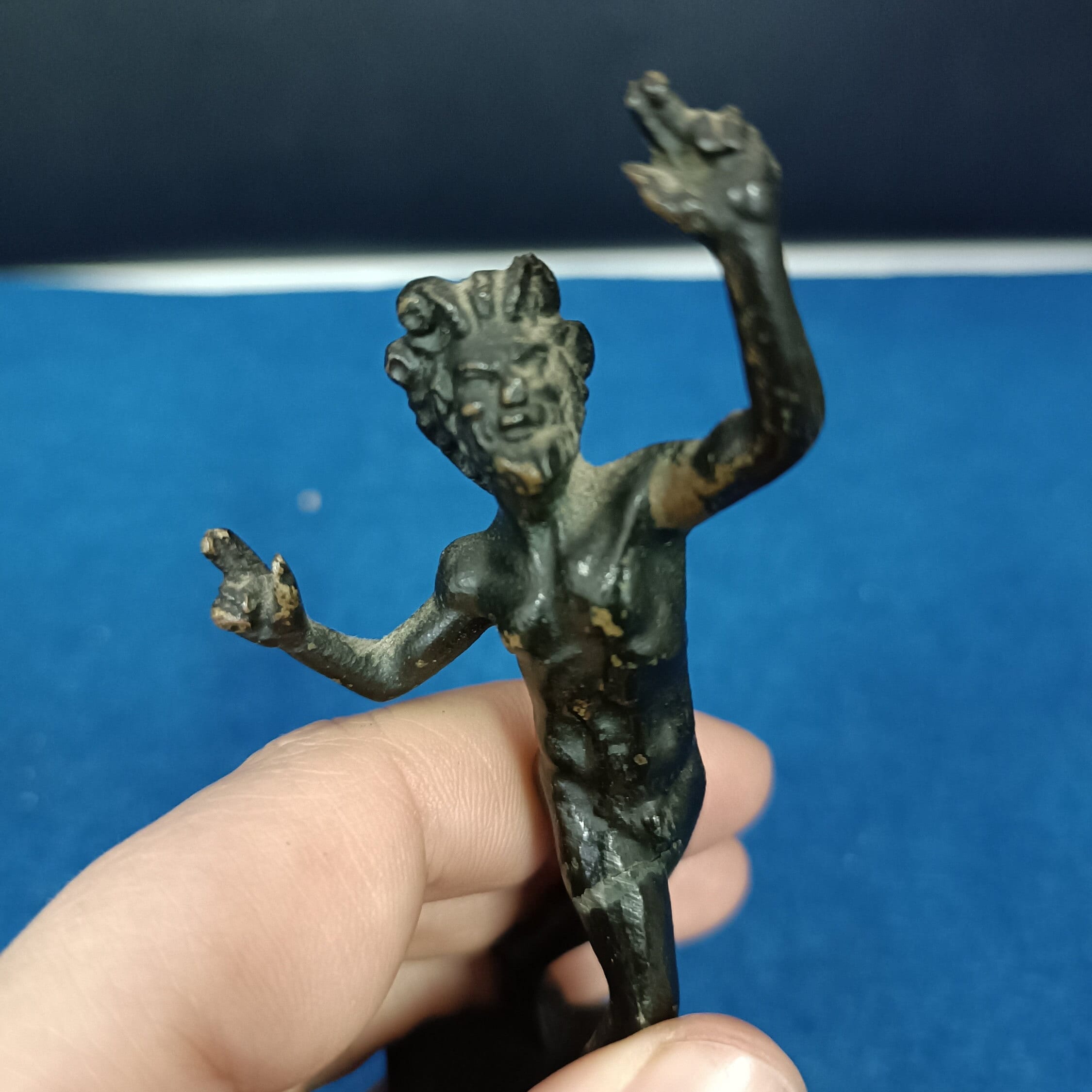 Antique Metal Small Statue of a Classic Greek Dancer - Etsy