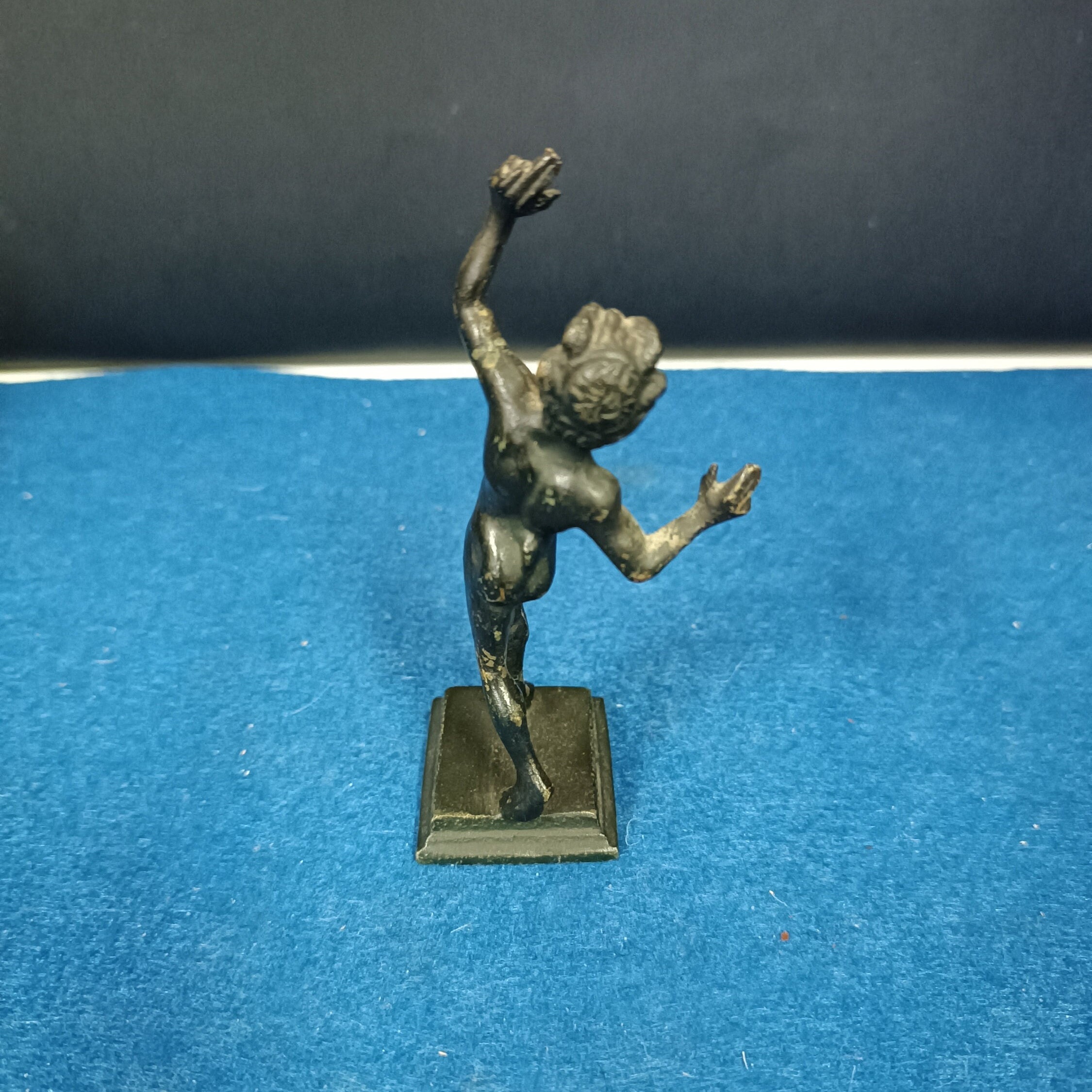 Antique Metal Small Statue of a Classic Greek Dancer - Etsy