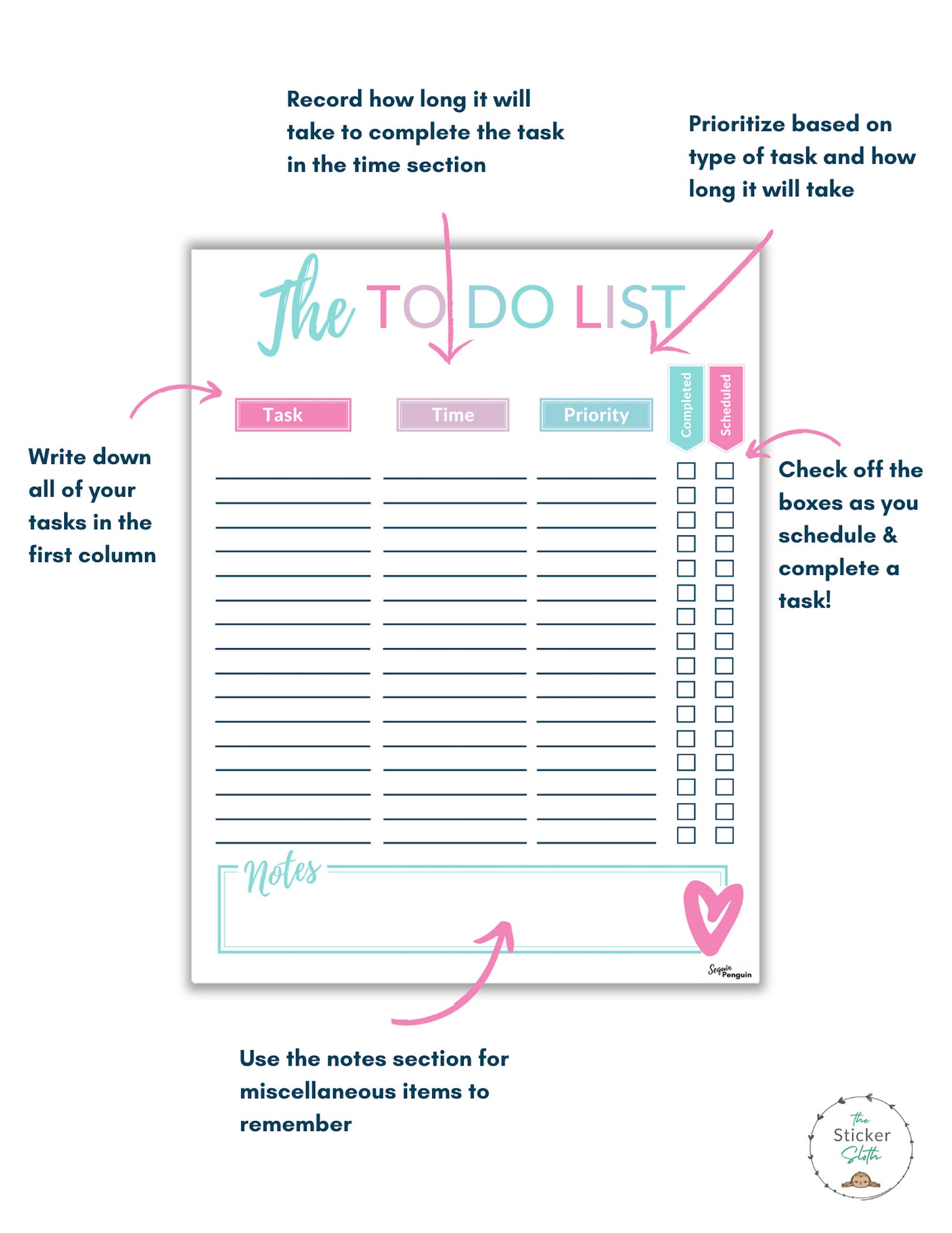 Mega To-do List Bundle | To-do List Planner Printable | To-do List ...