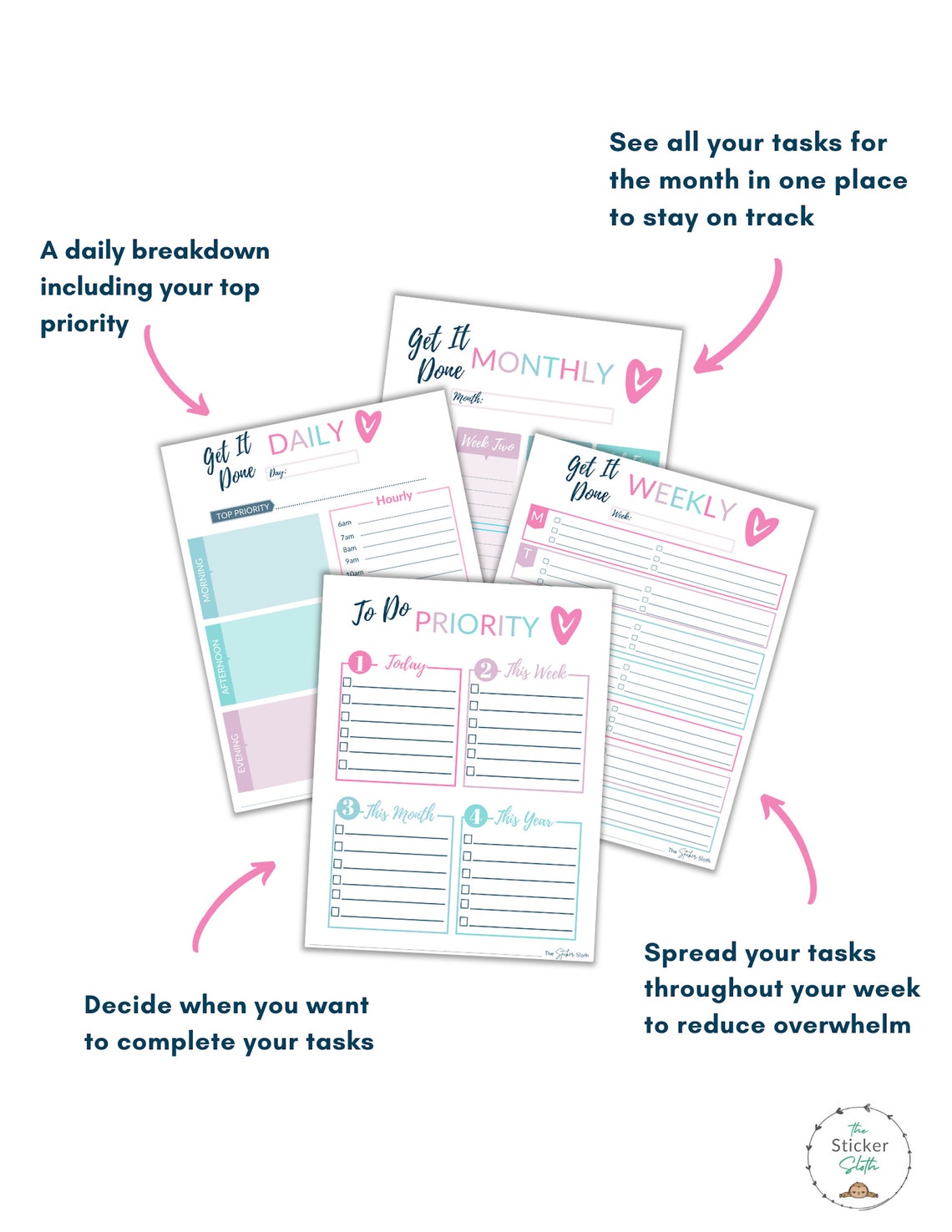 Mega To-do List Bundle | To-do List Planner Printable | To-do List ...