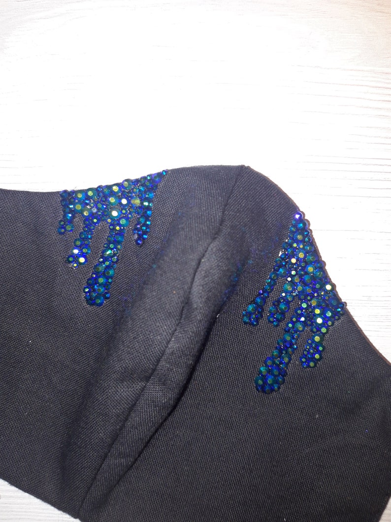 Euphoria-style Diamanté Tears Face Mask Festival Mask for | Etsy